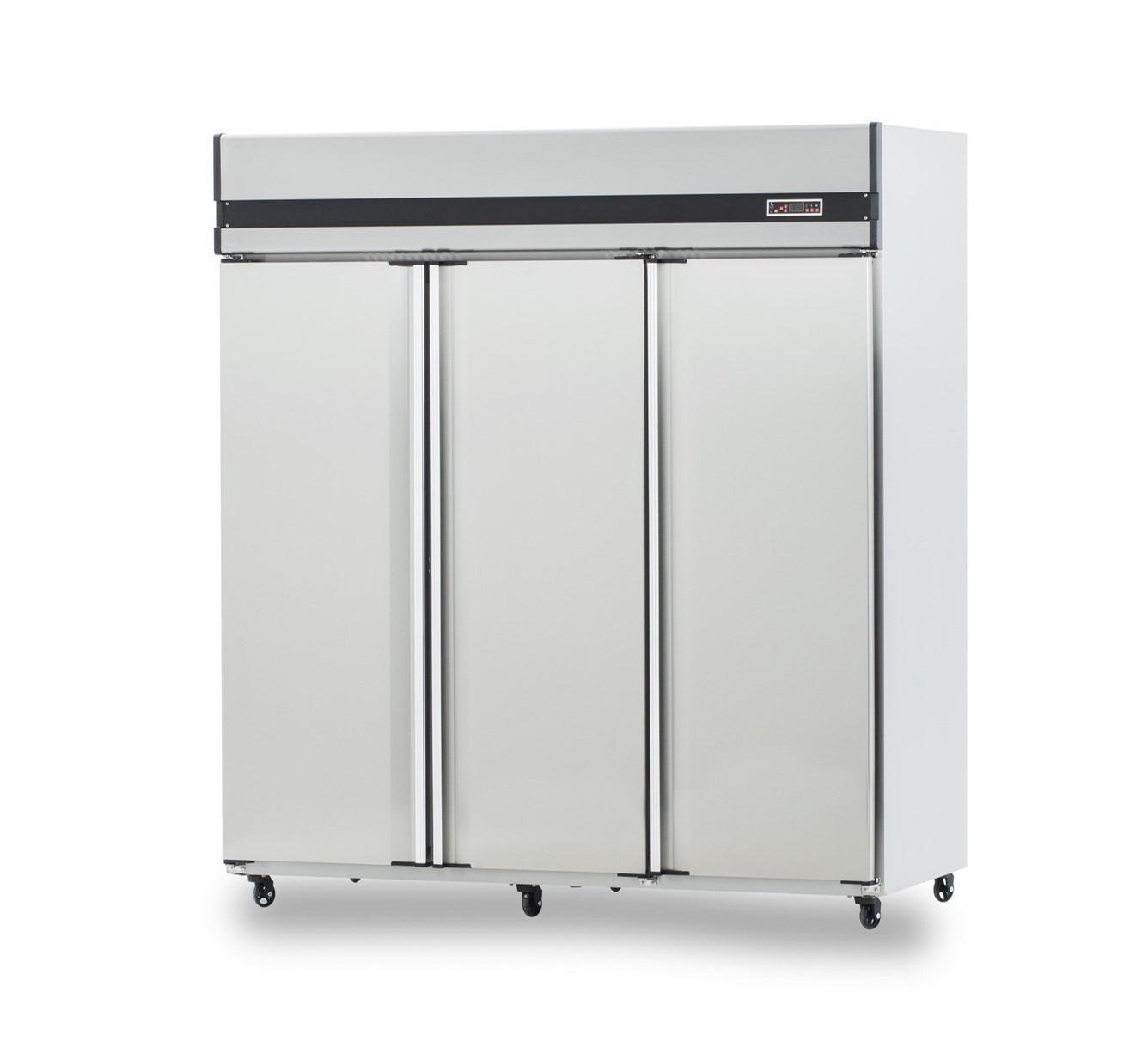 SNP Triple Doors Stainless Steel Chiller – 二極冷凍廚具有限公司